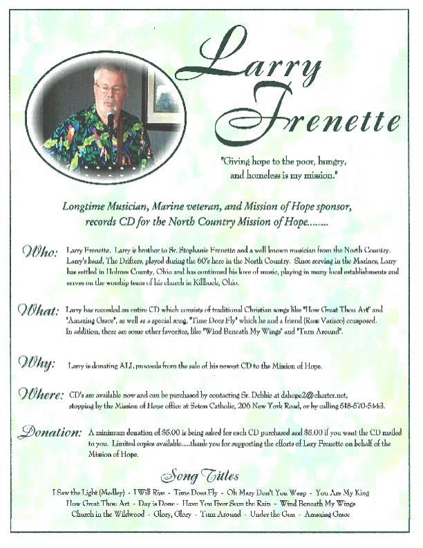 Larry Frennette CD Promo